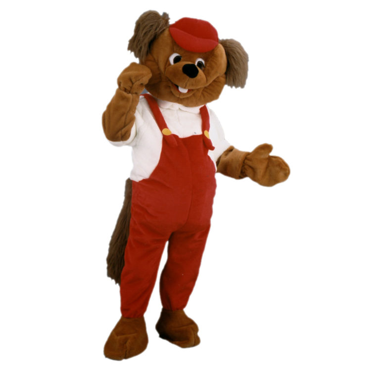 Mascotte de Castor Rouge – Mascotte France
